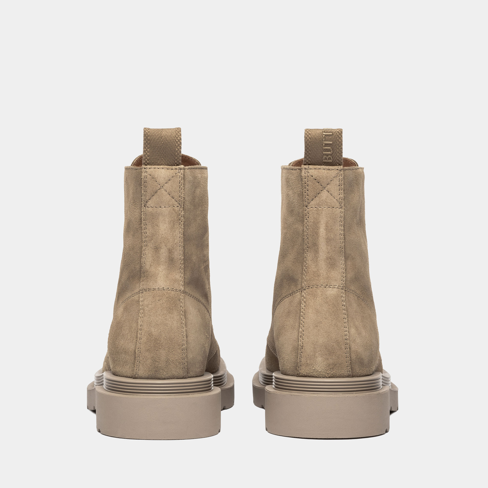 BUTTERO STORIA COMMANDO BOOTS IN SUEDE KHAKI B9773PALIG-UG1/50-LEAD